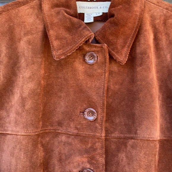 Colebrook | Jackets & Coats | Colebrook Co Suede Leather Jacket Vintage ...